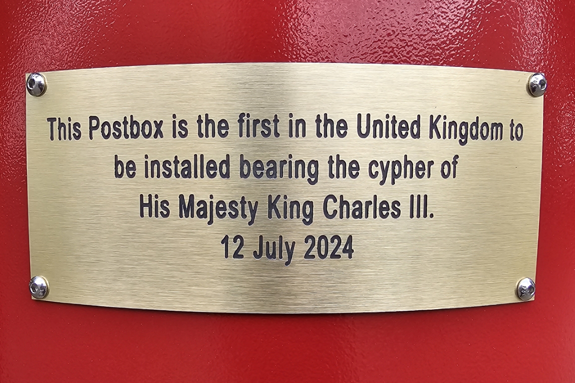 JULY 2024 - FIRST CIIIR POSTBOX ENTERS SERVICE - Letter Box Study Group